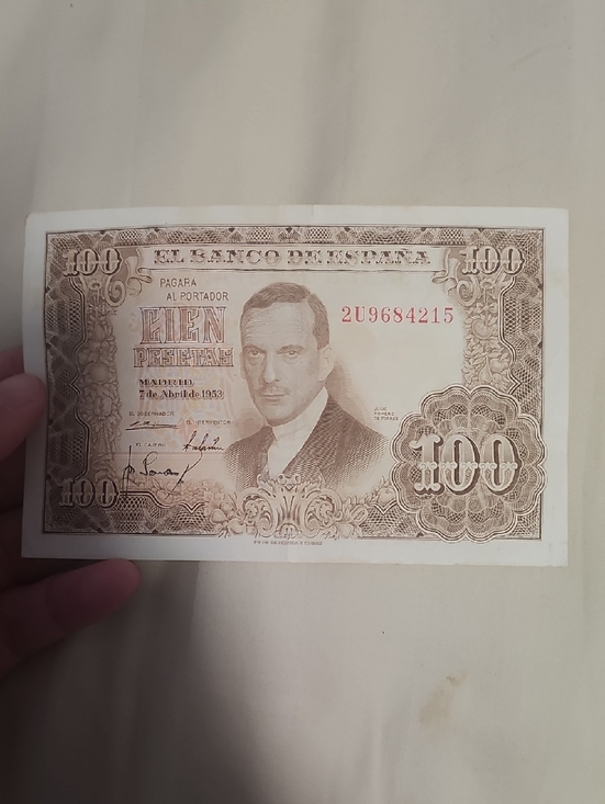 Other | Vintage 10 Pesetas Spanish Banknote Brown | Poshmark